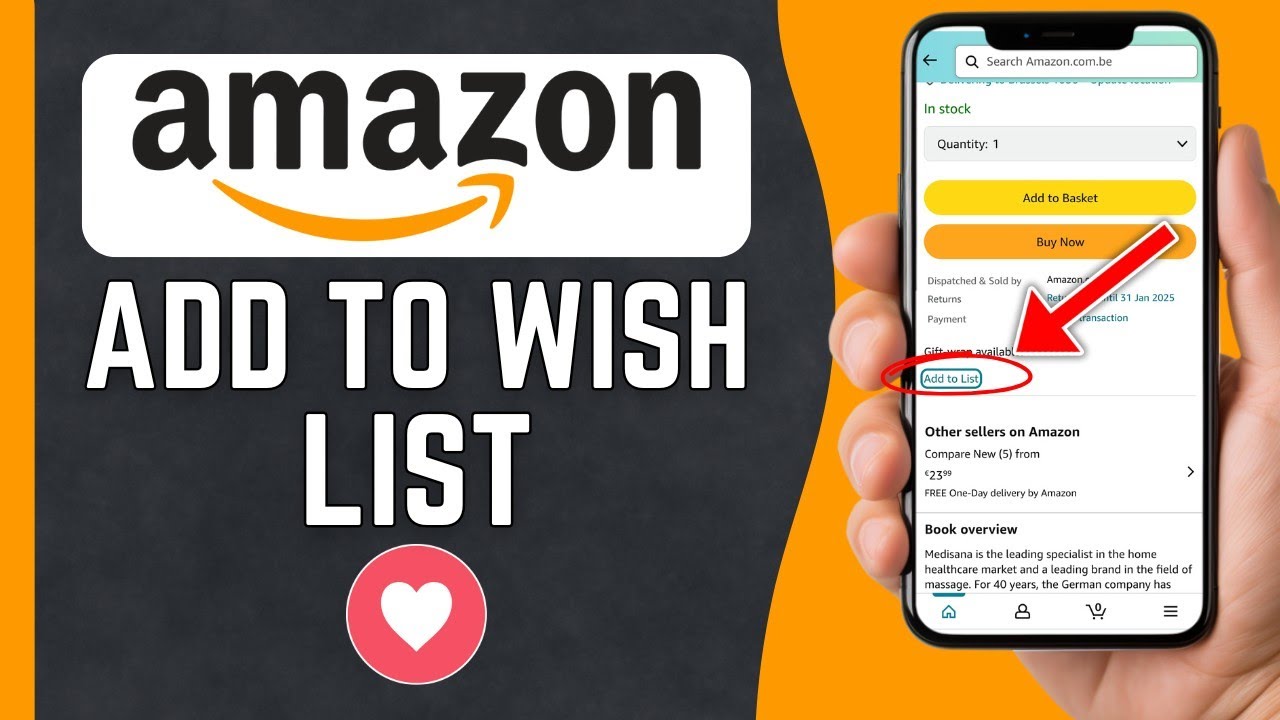 How To Add Items To Amazon Wish List (2025) - YouTube