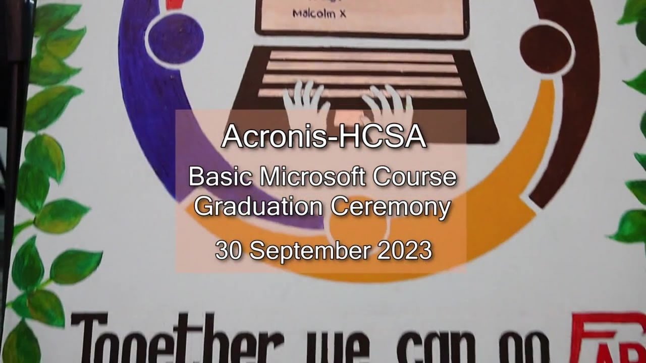 Acronis-HCSA Basic Microsoft Graduation Ceremony | 30 Sep 2023 - YouTube