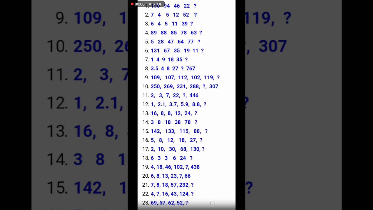 Important Number series for all Banking Exams|Number Series| Banking ...
