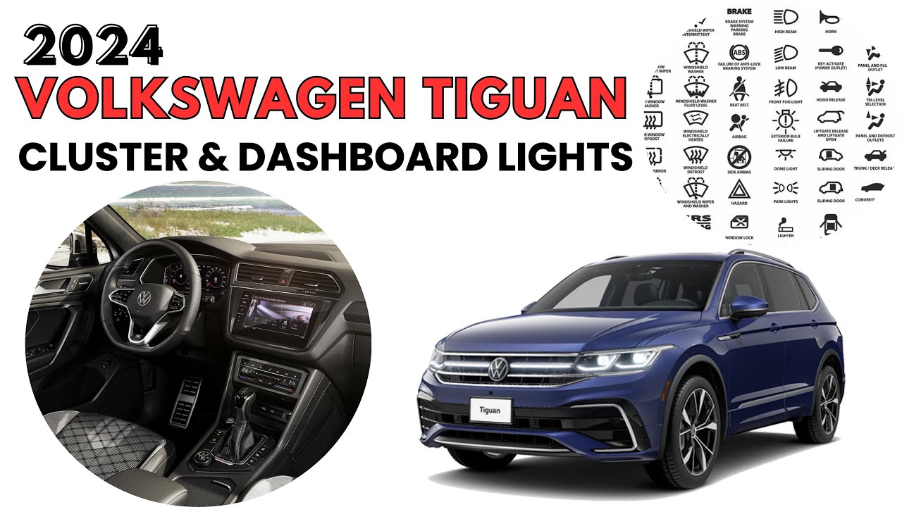 2024 Volkswagen Tiguan Cluster Display & Dashboard Warning Indicators ...