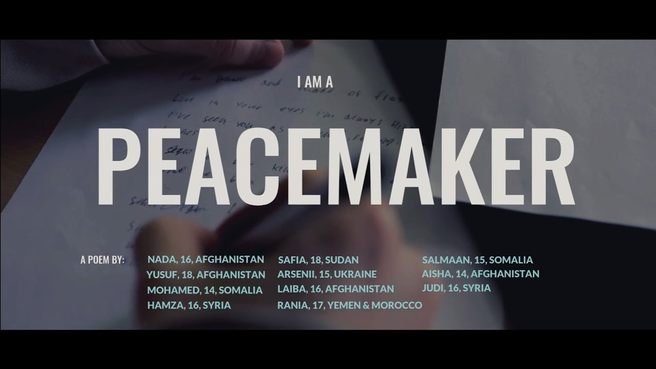 I Am a Peacemaker | Save the Children UK - YouTube