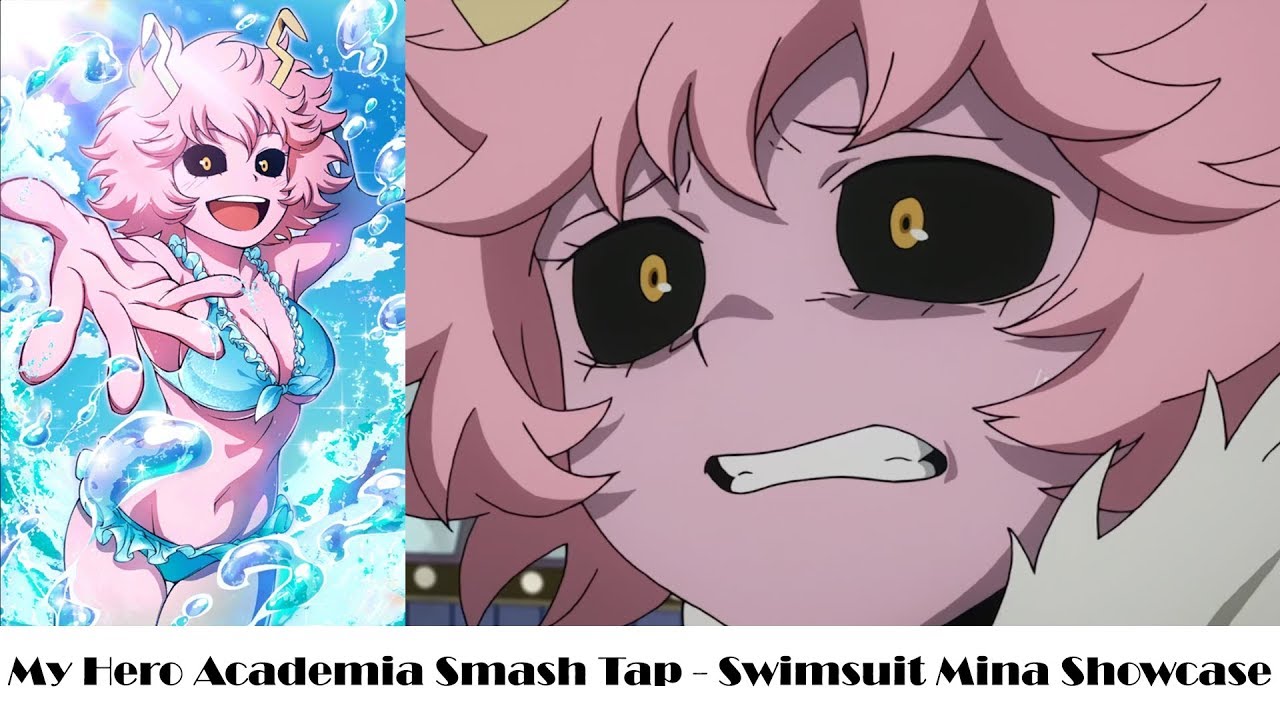My Hero Academia Smash Tap - Swimsuit Mina Showcase - YouTube