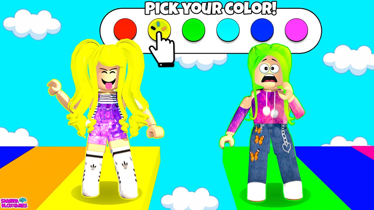 O OBBY DE CORES DO ROBLOX!! Easy Color Switch Obby! - YouTube