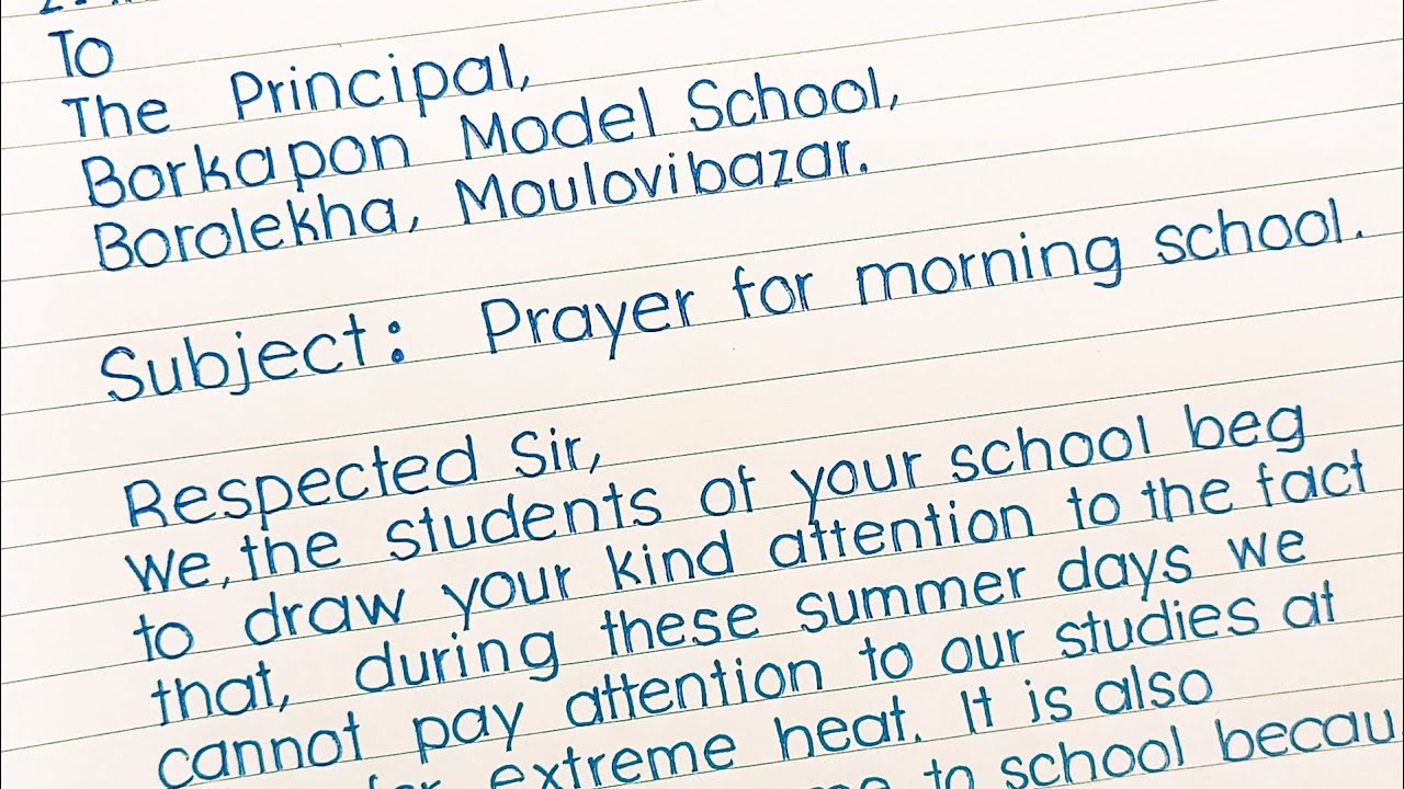 Application For Morning School || Morning School | Morning School ...