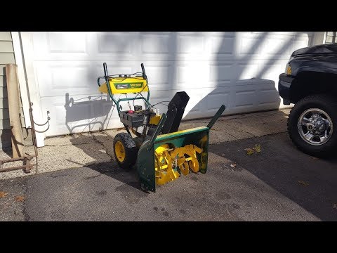 MTD snow blower auger gear case repair how to YardMan rescued from the ...