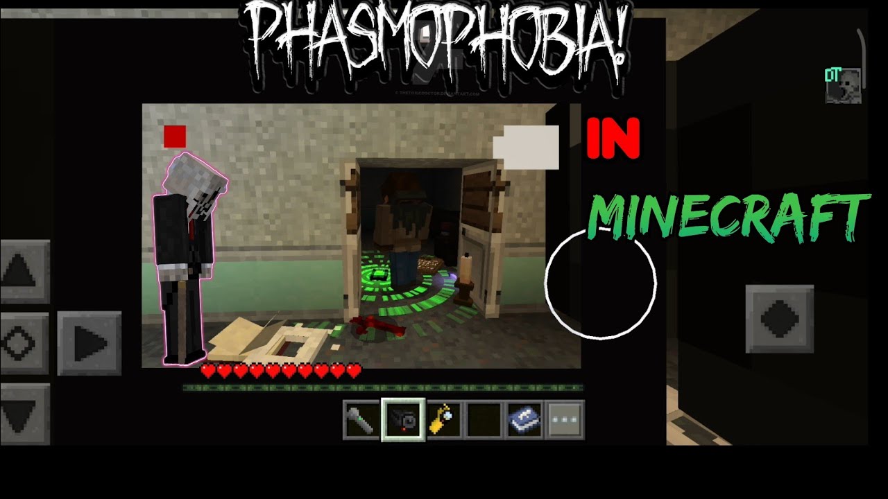 Phasmophobia in Minecraft gameplay || How to download phasmophobia in mobile - YouTube