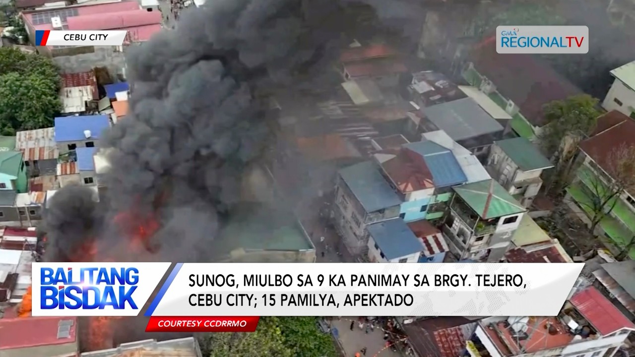 Sunog Miulbo sa Brgy. Tejero, Cebu City | Balitang Bisdak - YouTube