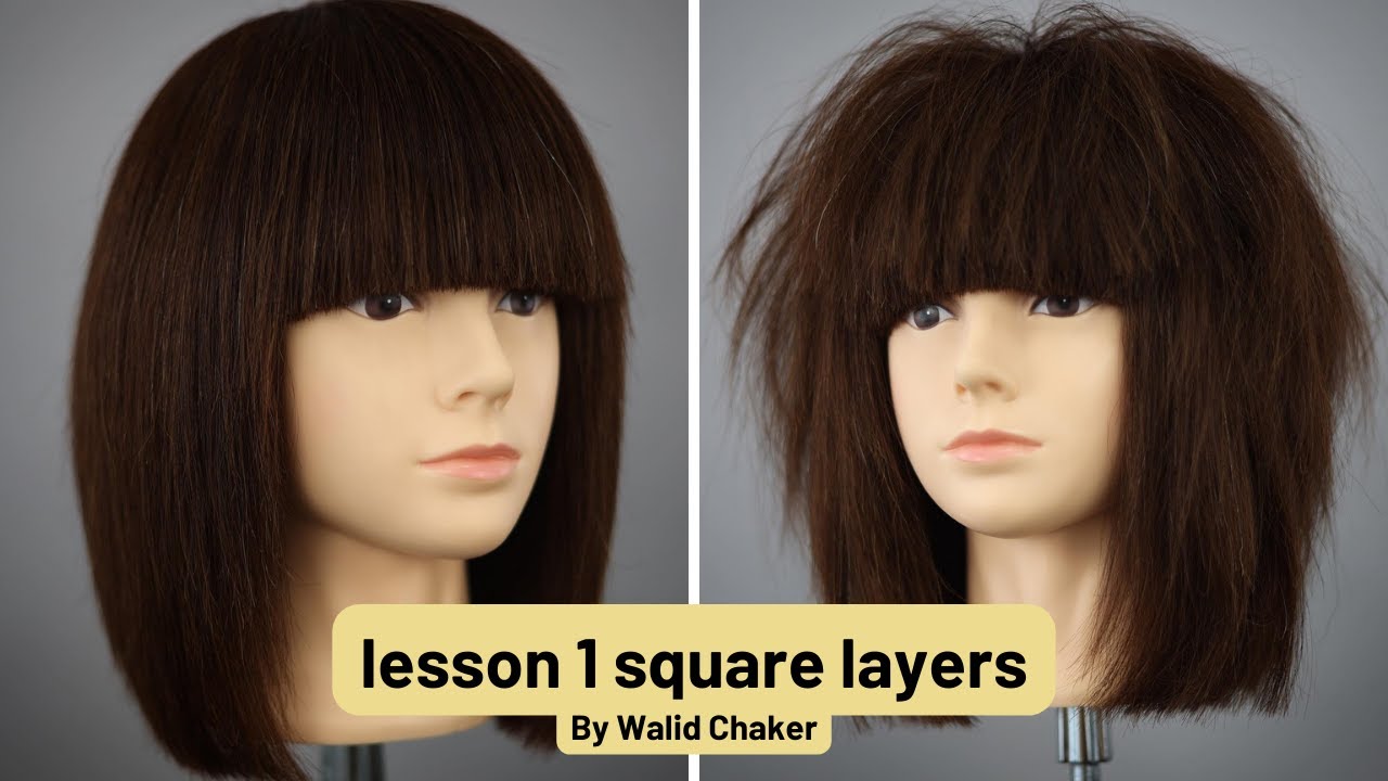 Lesson1 How to cut Square Layers step by step academic lesson. - YouTube