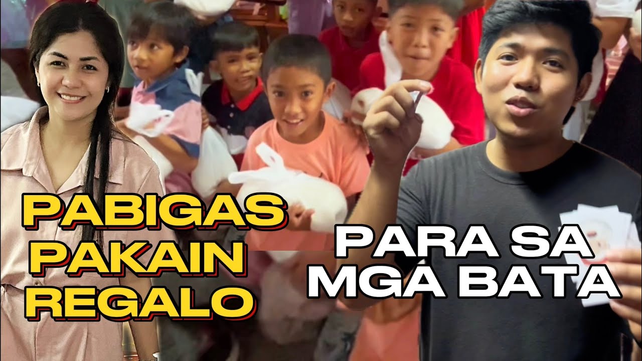 DAY 41: TUWANG-TUWA ANG MGA BATA SA BIGAS, PAGKAIN AT MGA REGALO - YouTube