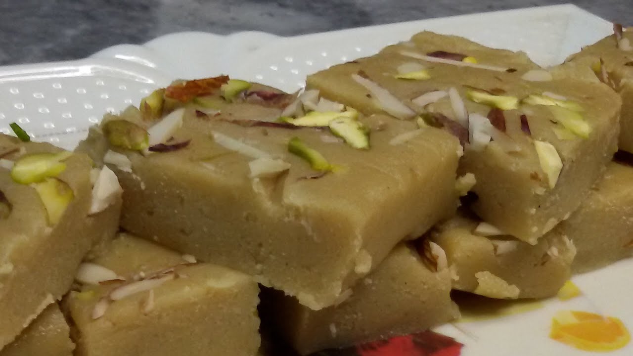 5-Minute Milk Burfi Recipe - Quick and Easy pakistani Sweet EId Spacial ...