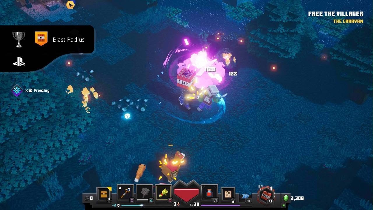 Minecraft Dungeons - Gran explosión - YouTube