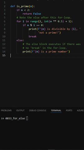 Pythons hidden gem: for-else!🤩 - YouTube