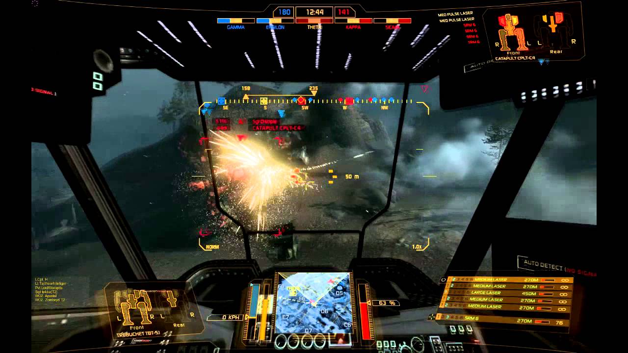 Mechwarrior Online - Trebuchet TBT-5J Random - YouTube
