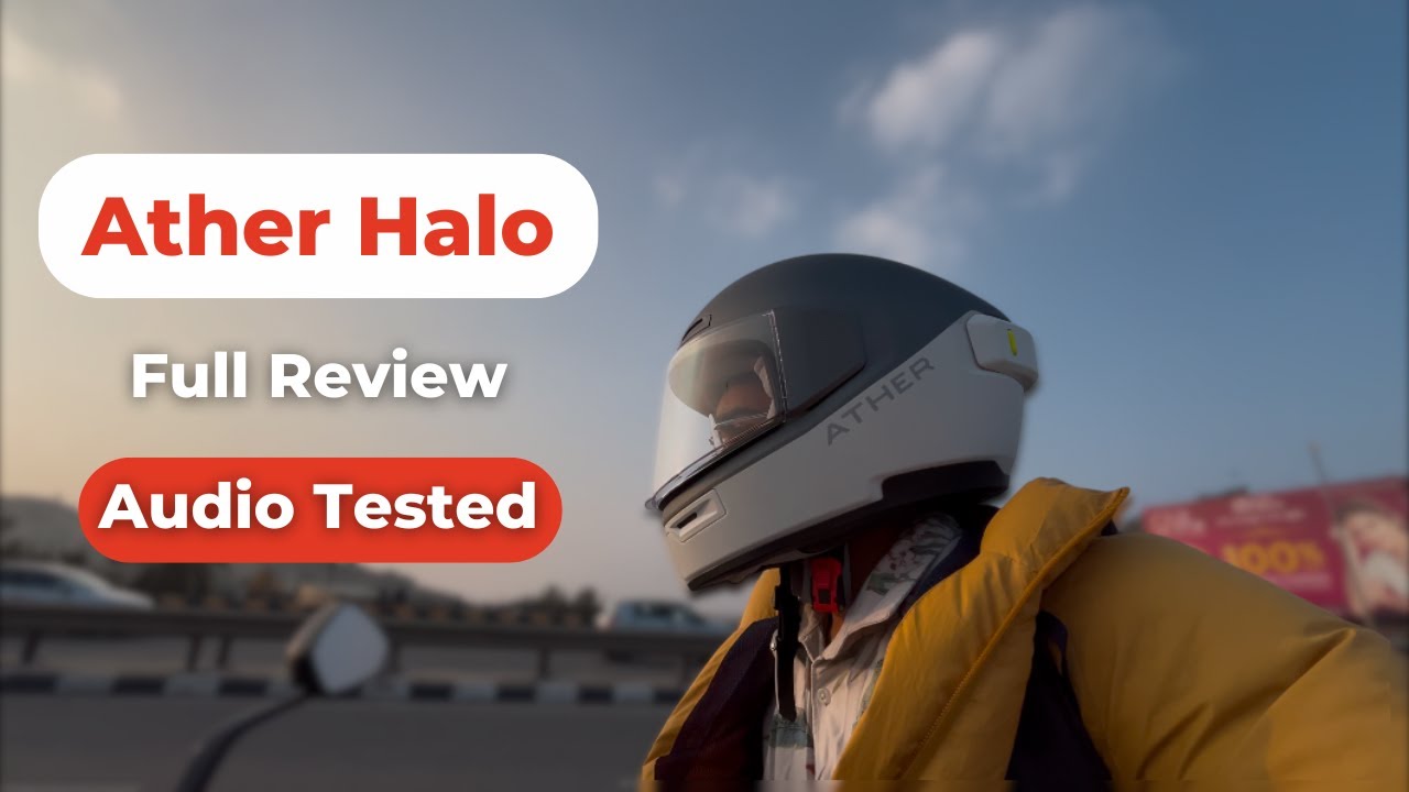Ather Halo Helmet Review: ₹9,999 for THIS?! (Build Quality, Safety ...