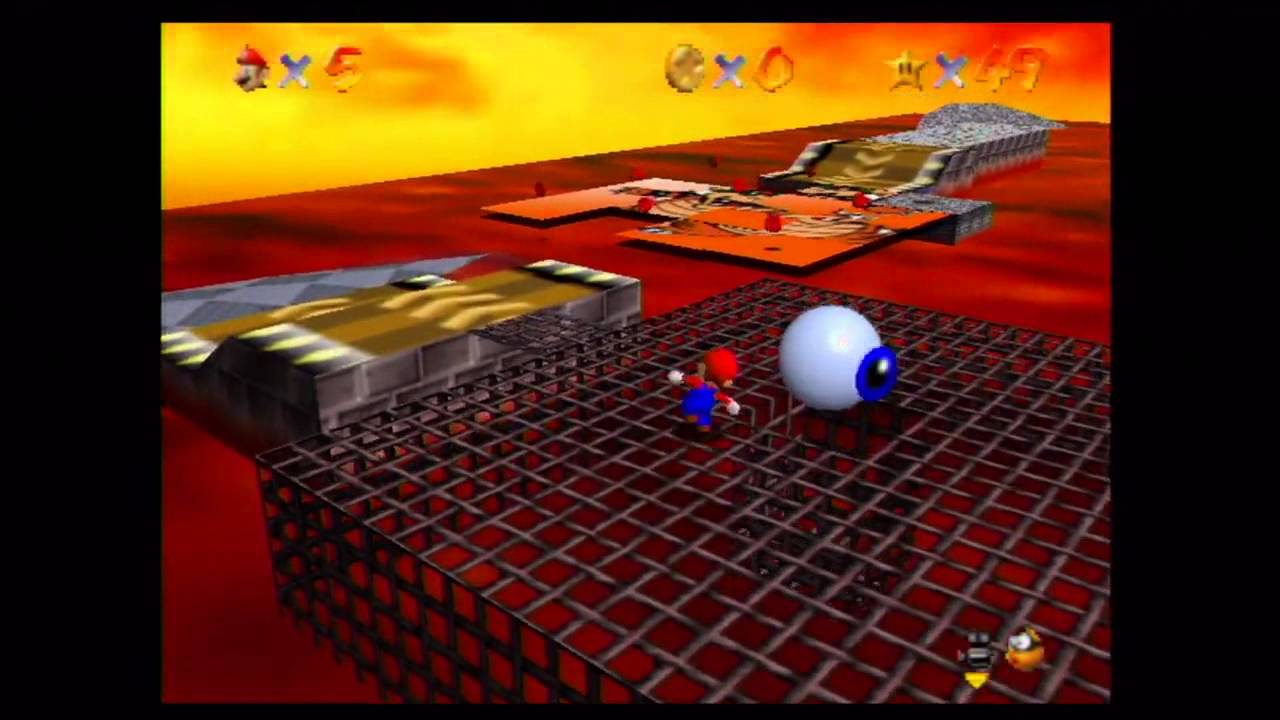 Red-Hot Log Rolling (Shortcut) - Super Mario 64 Walkthrough - YouTube