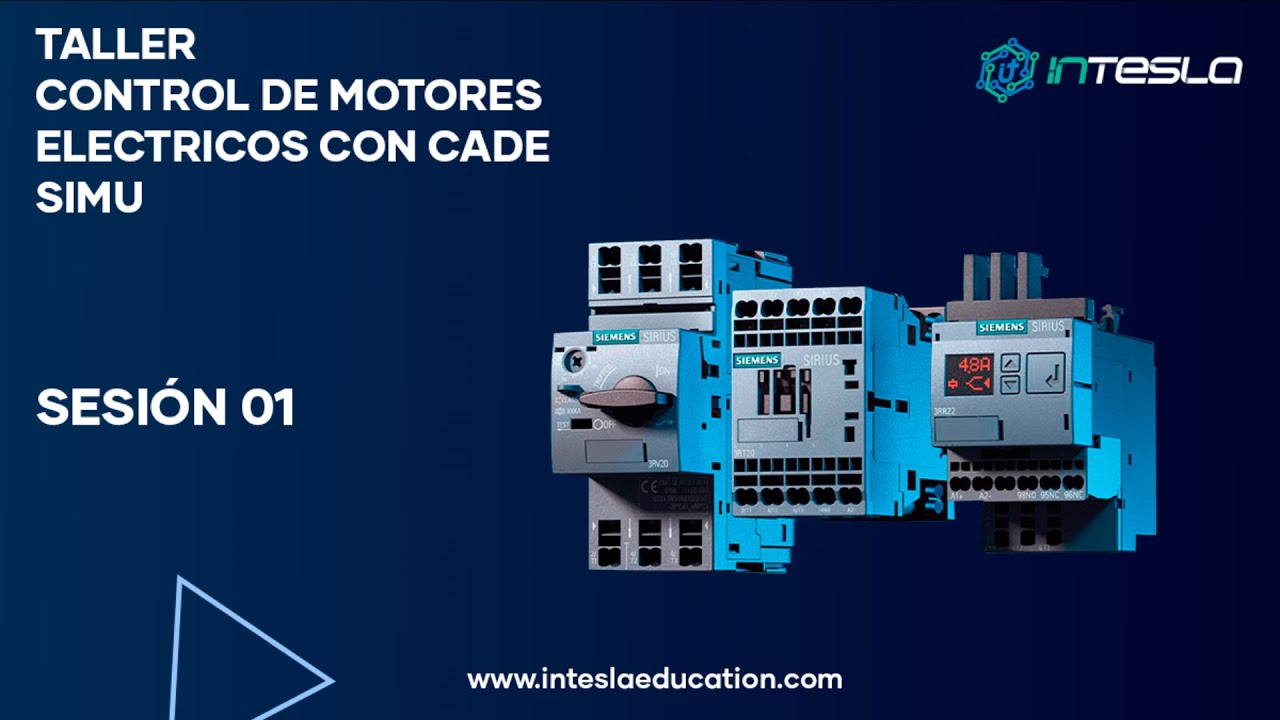 TALLER 01- CONTROL DE MOTORES ELECTRICOS CON CADE SIMU - YouTube