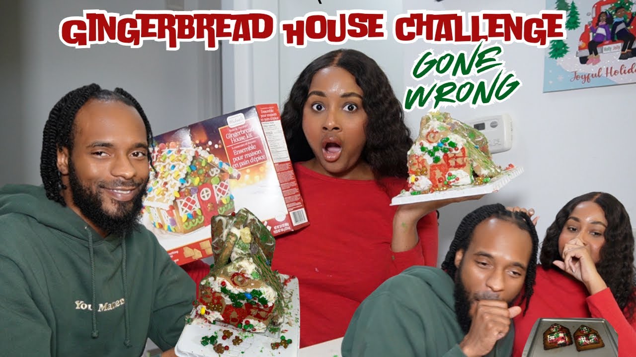THE GINGERBREAD HOUSE CHALLENGE THAT WENT HORRIBLY WRONG! VLOGMAS - YouTube