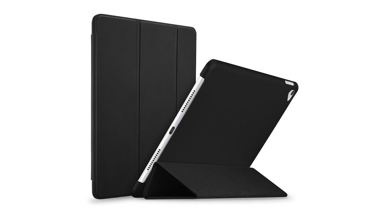 ESR Rubber Cover Slim Fit Smart Case for iPad Pro 9.7 inch (Black ...