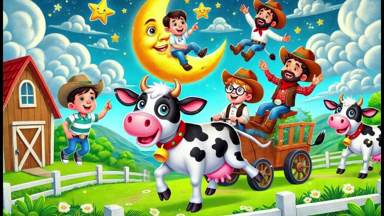 The Cow Jumped Over the Moon | Classic Nursery Rhyme for Kids - YouTube