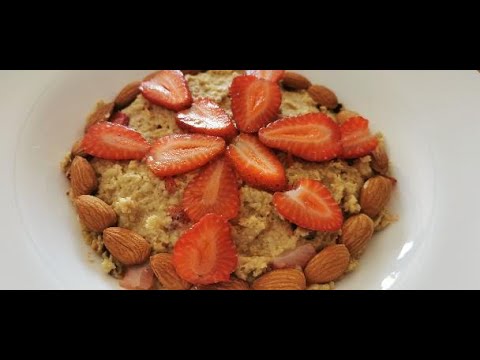 DİYET ÇILEKLI YULAF TATLISI - NO CALORIES STRAWBERRY OAT CAKE