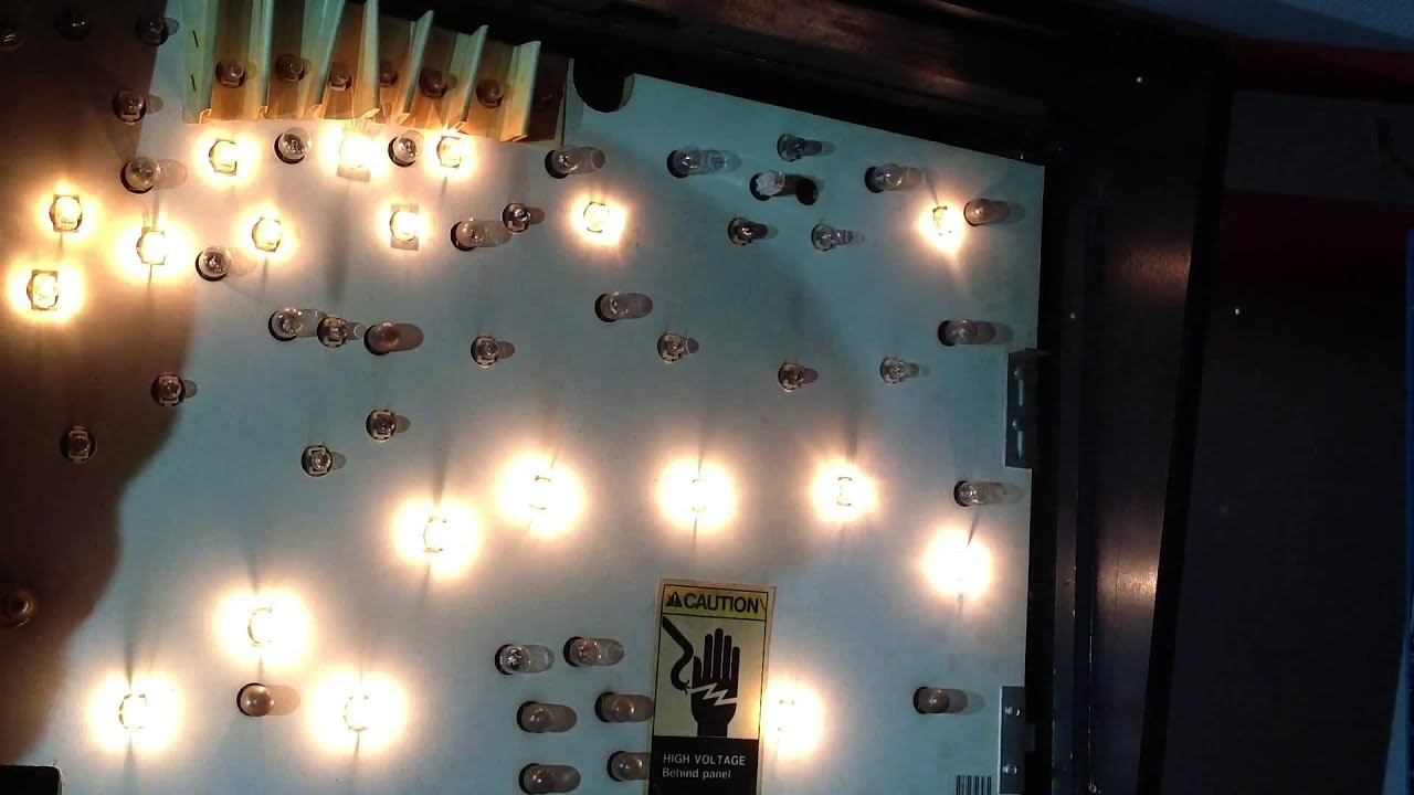 CFTBL Pinball Backglass LED Test - YouTube