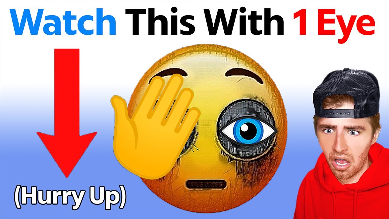 Watch This Video With ONLY 1 EYE! 😱 - YouTube