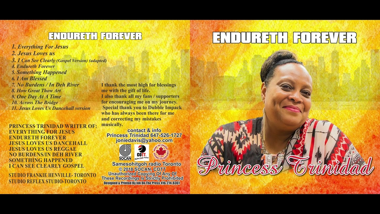 PRINCESS TRINIDAD ( NO BURDENS ALBUM)--- I AM BLESSED MEDLEY - YouTube