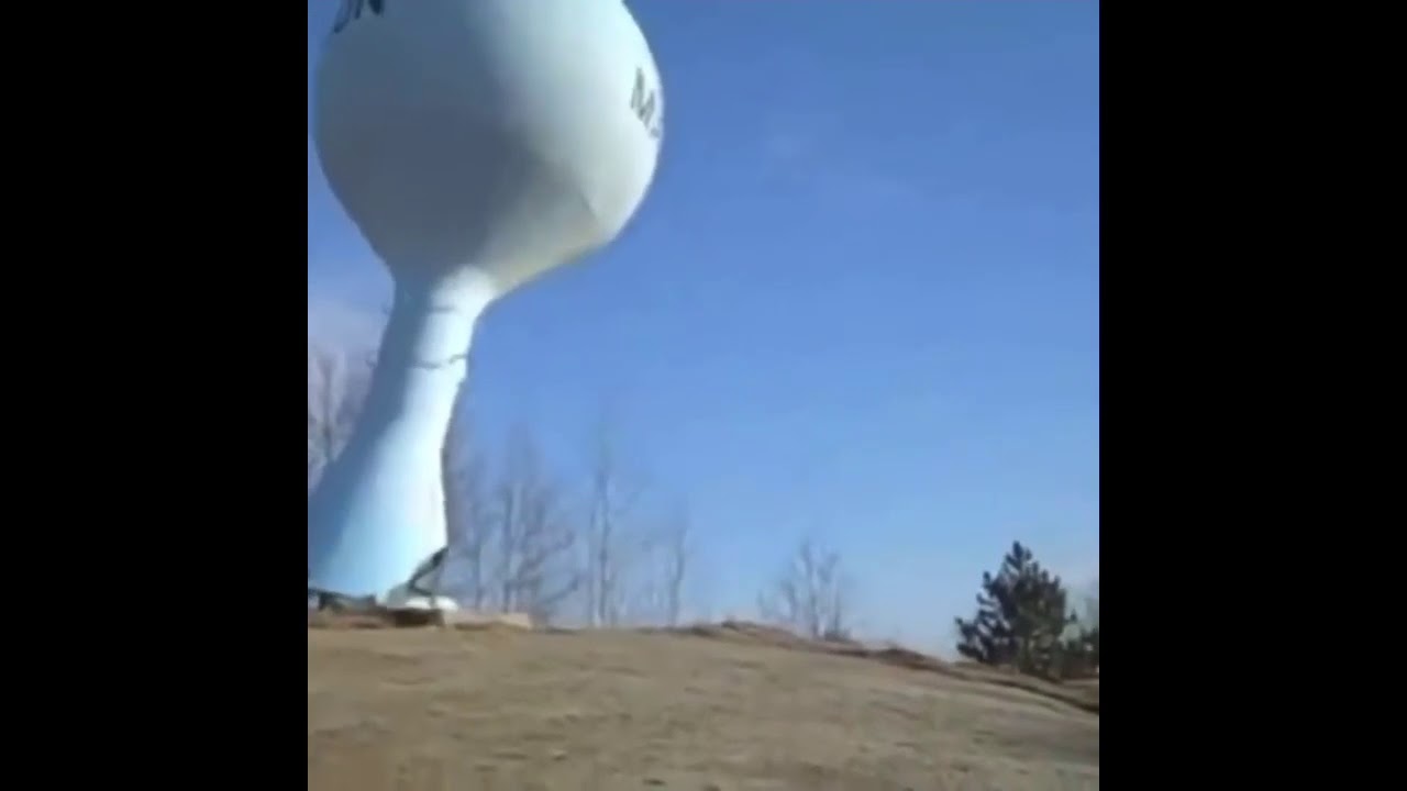 Water tower collapse compilation - YouTube
