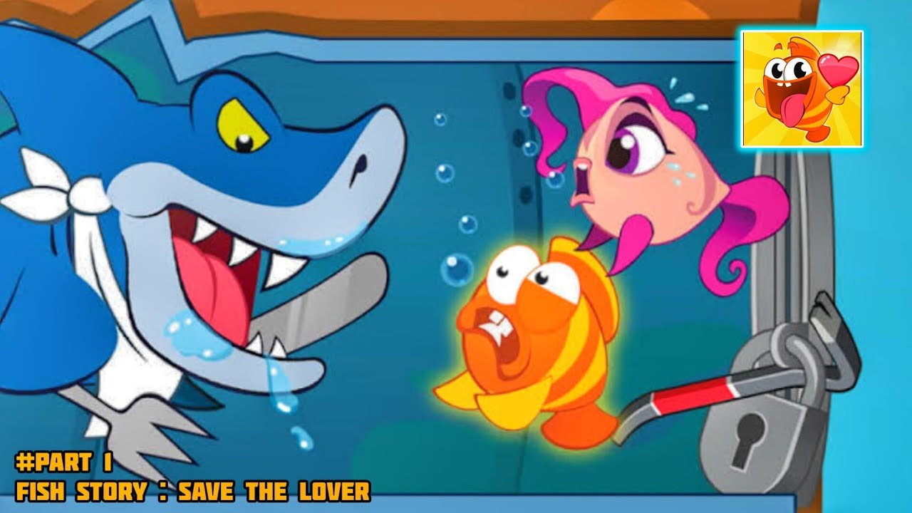 Walkthrough Fish Story: Save the Lover Game ( iOS, Android ) - YouTube