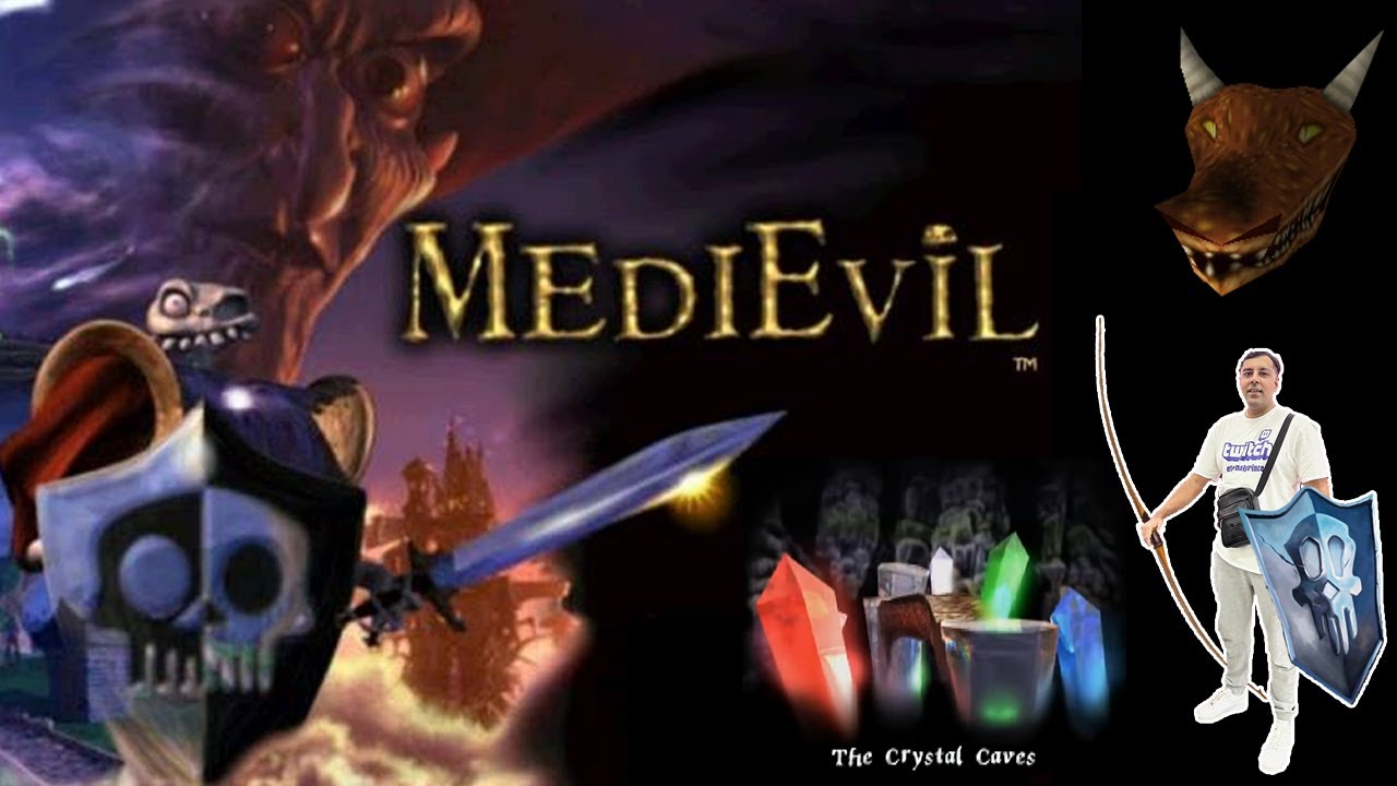 [PS1] MediEvil | The Crystal Caves + Dragon Boss Battle - YouTube