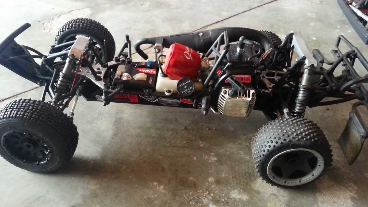 HPI Baja 5SC Start Up-OBR Full Mod Reed 8.2HP - YouTube