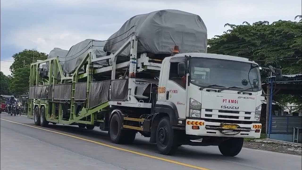 Rombongan Truk Tronton Wingbox Isuzu, Hino 500, Truk Carrier Full ...