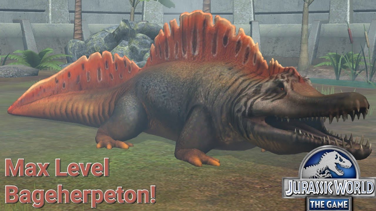 Max Level Bageherpeton! (Jurassic World The Game) - YouTube
