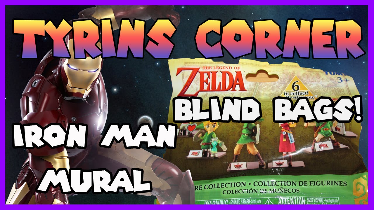 Tyrins Corner #4 - Iron Man Wall Mural, The Legend of Zelda Blind Bag ...