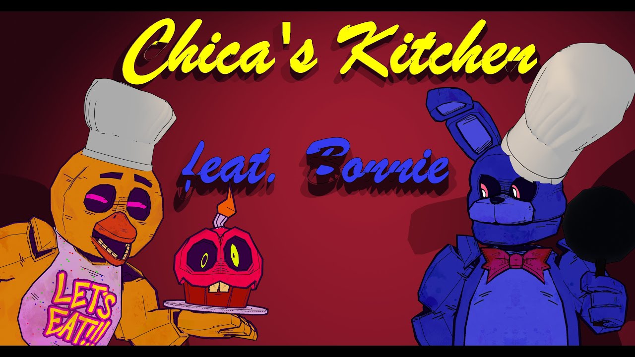 Chica's Kitchen feat. Bonnie #fivenigjtsatfreddys #fnaf #3danimation # ...