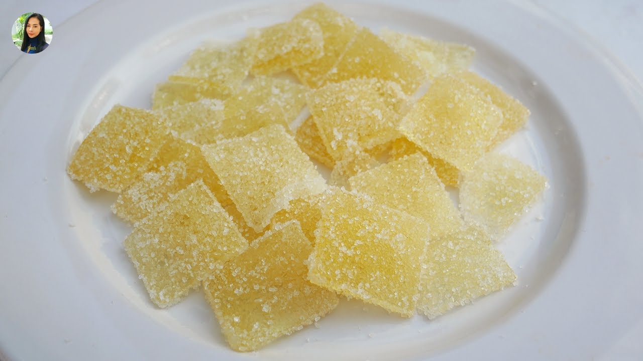 Orange Jelly Recipe with 3 ingredients | Homemade Orange Candy Recipe ...