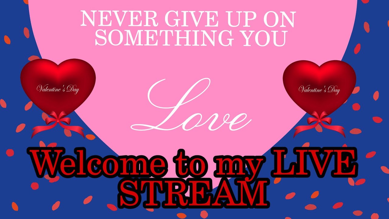 WELCOME TO MY LIVE STREAM - YouTube