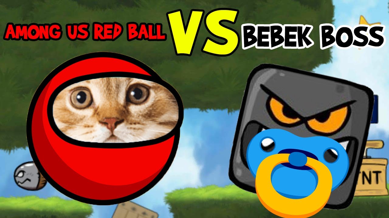 AMONG US RED BALL VS BEBEK BOSS - Red Ball 6 - YouTube