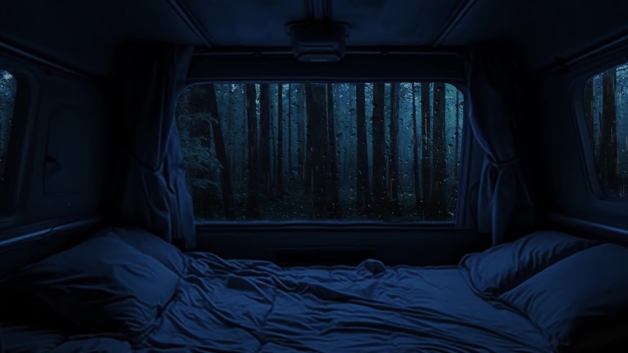 Rain And Thunder To Relax/sleep From Inside Car | Rain On Car, Deep ...