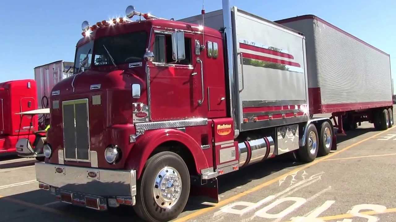 Walk-Around Of A 1955 Peterbilt 350 Cab-Over And Trailer At Truckin ...