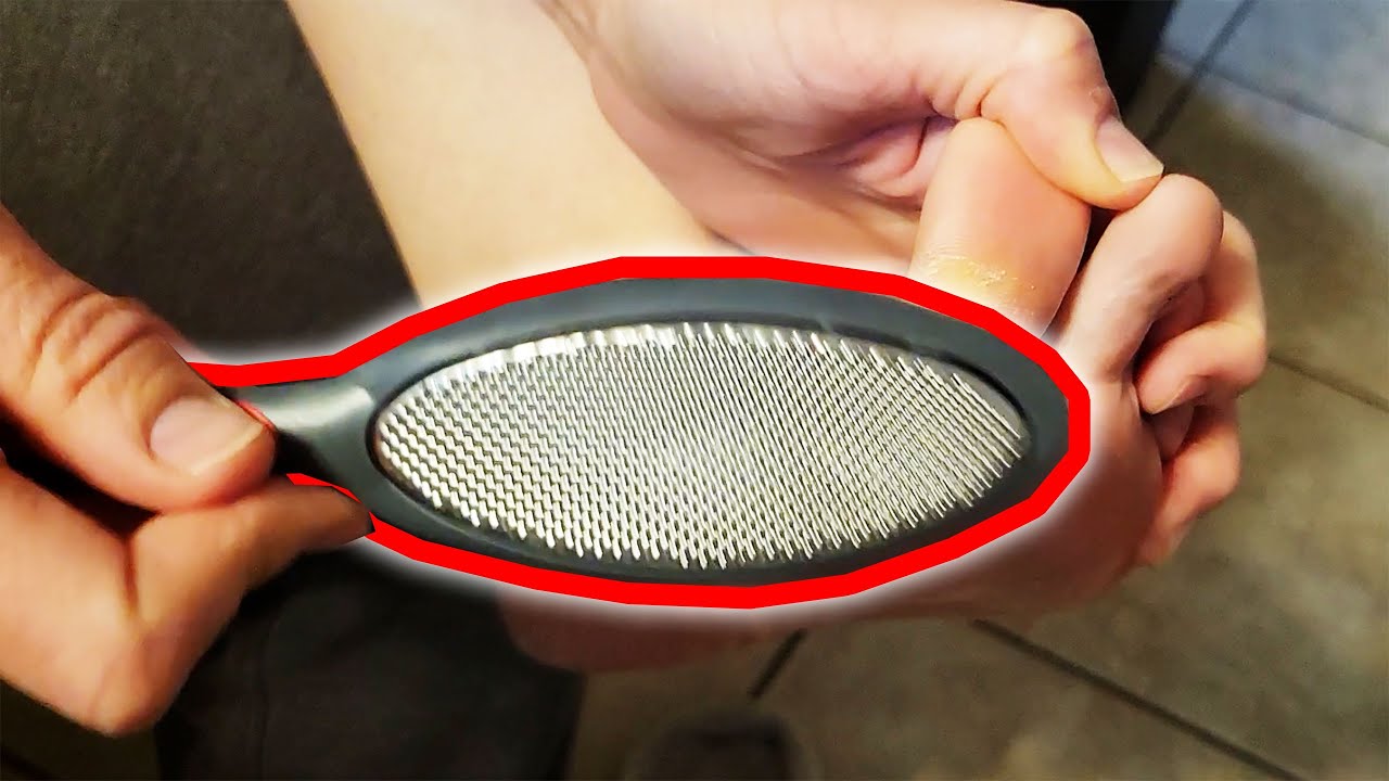 Review for Wonder Pedi double sided metal foot file - YouTube