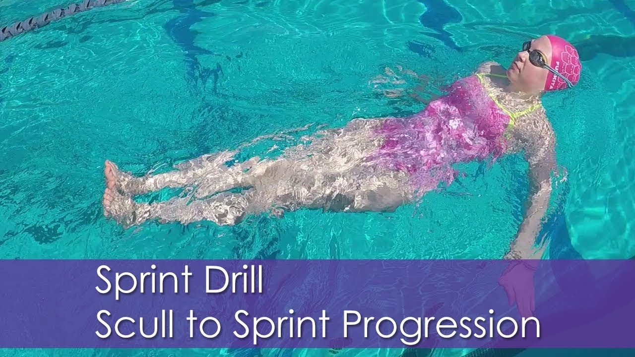 Sprint Drill - Scull to Sprint Progression - Freestyle Drill - YouTube
