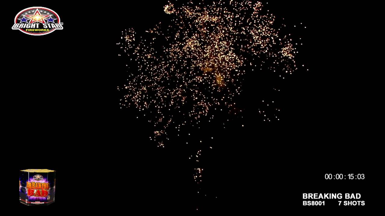 BREAKING BAD 7SHOTS - BRIGHT STAR FIREWORKS - BS8001 - YouTube