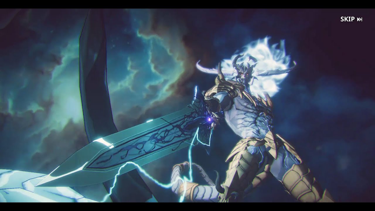 COMPLETE CINEMATIC BARAN THE DEMON KING FIGHT SCENE || Solo Leveling ...