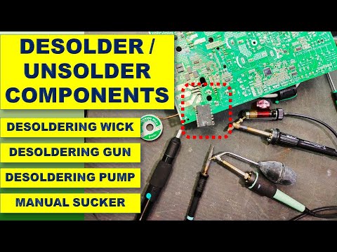 332 How to Desolder IPM / IC from Through Hole PCB / How To make ...