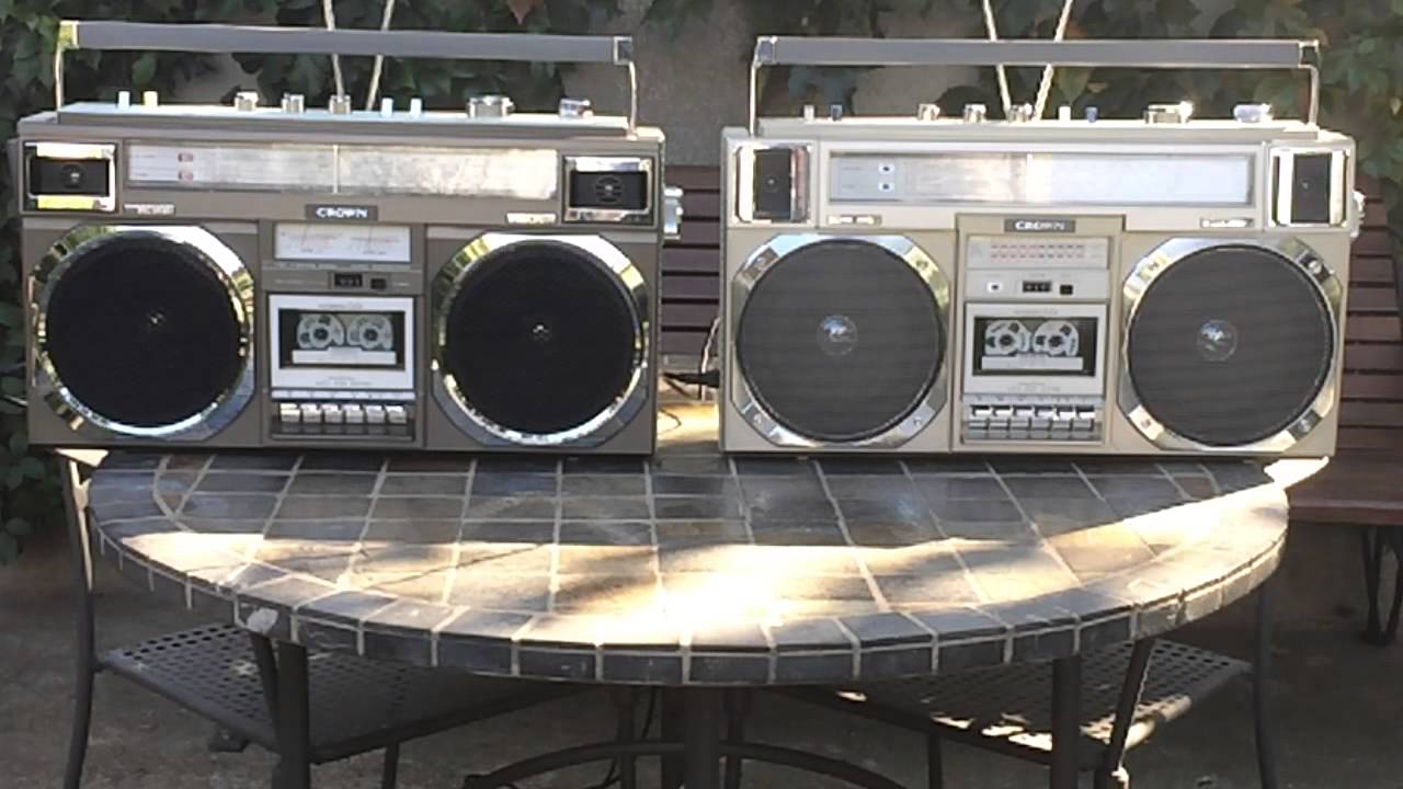GHETTOBLASTER BOOMBOX CROWN CSC -945 & CROWN CSC 950 - YouTube