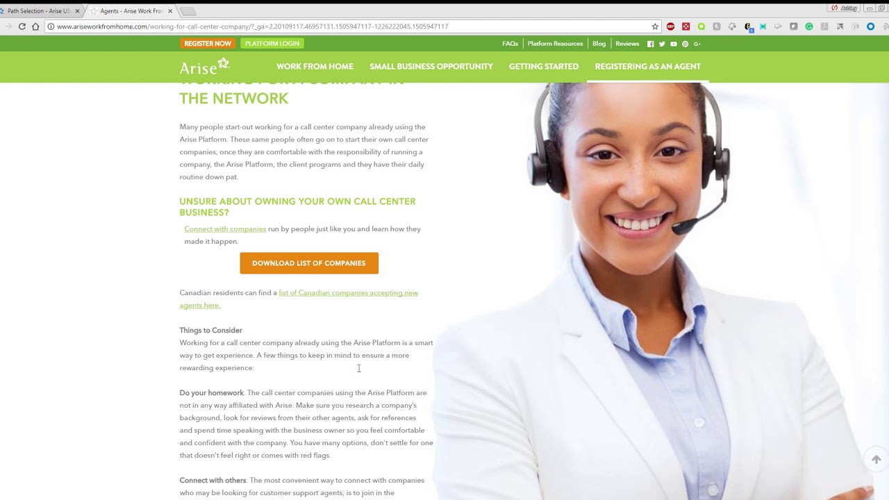 Arise Registration Part 6 NDA & Call Center Information - YouTube