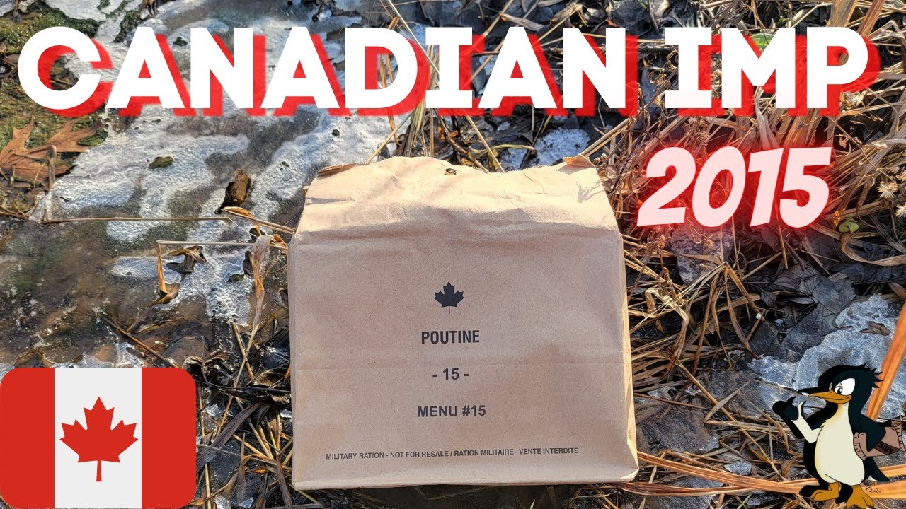 MRE Review Canadian IMP Menu 15 Poutine from 2015! - YouTube