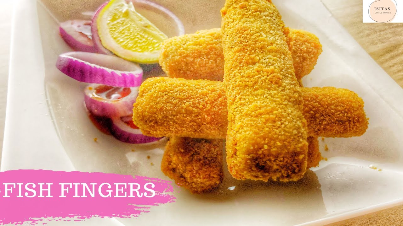 Homemade fish fingers from scratch / best & easy crispy fish fingers ...