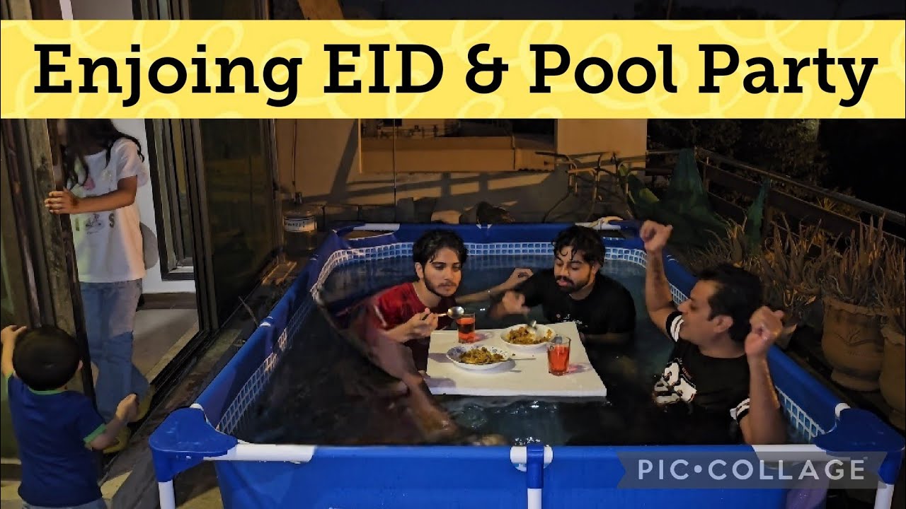 Enjoying EID #floating Dinner #Pool Party #Lahore #Pakistan - YouTube